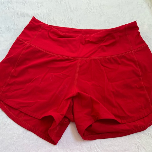 lululemon athletica | Shorts | Red Lululemon Shorts | Poshmark